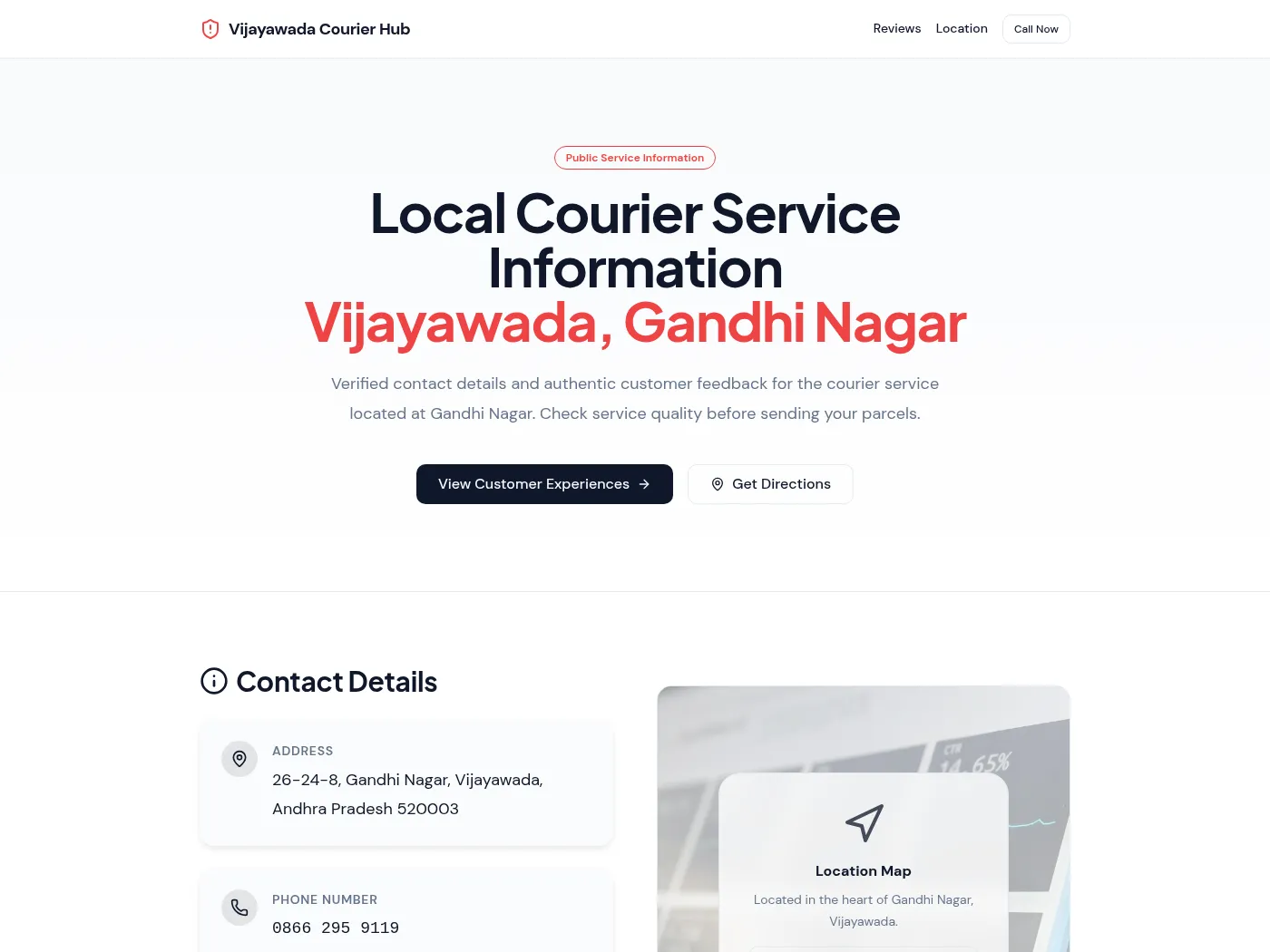 Courier Service Review Hub