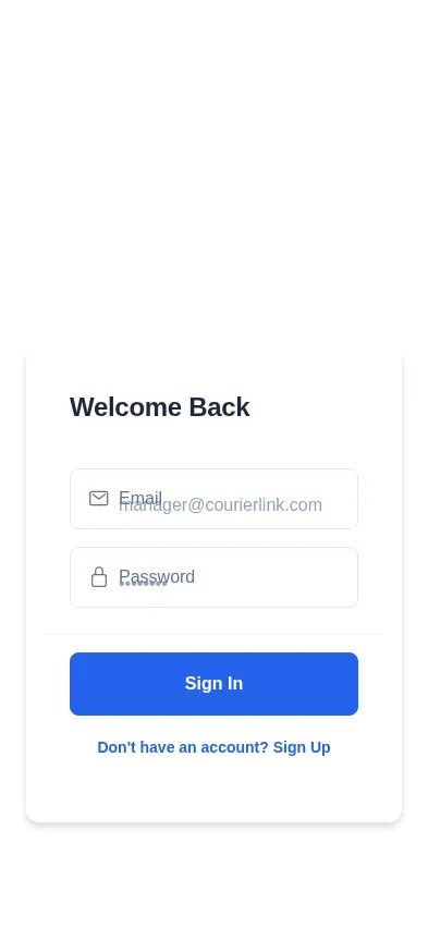 CourierLink Manager
