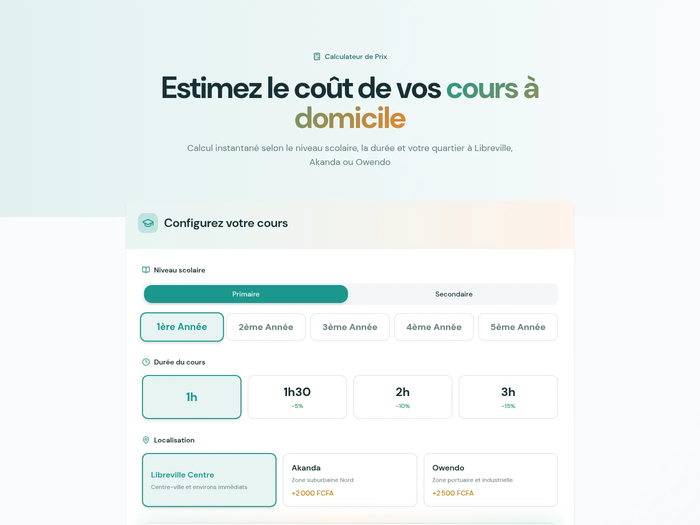 Cours à Domicile Pro