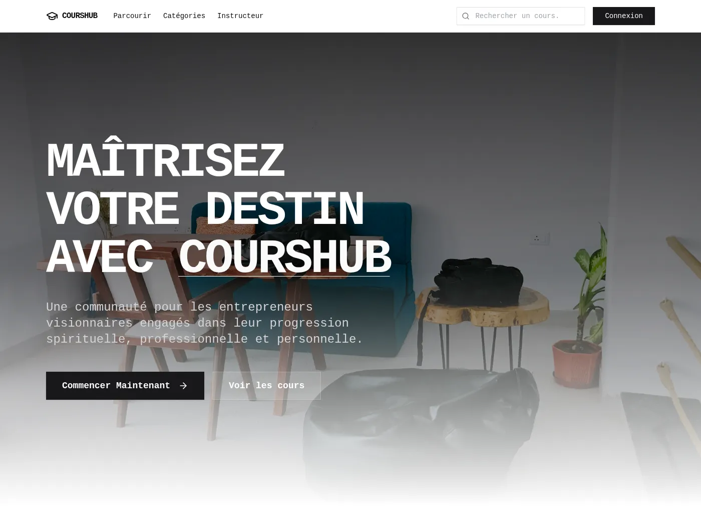 CoursHub Plateforme