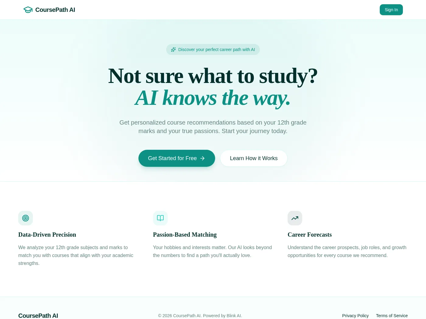 Course Path Finder