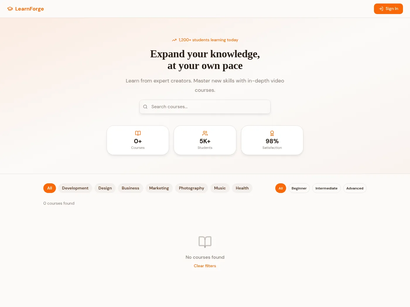 Course Creator Platform
