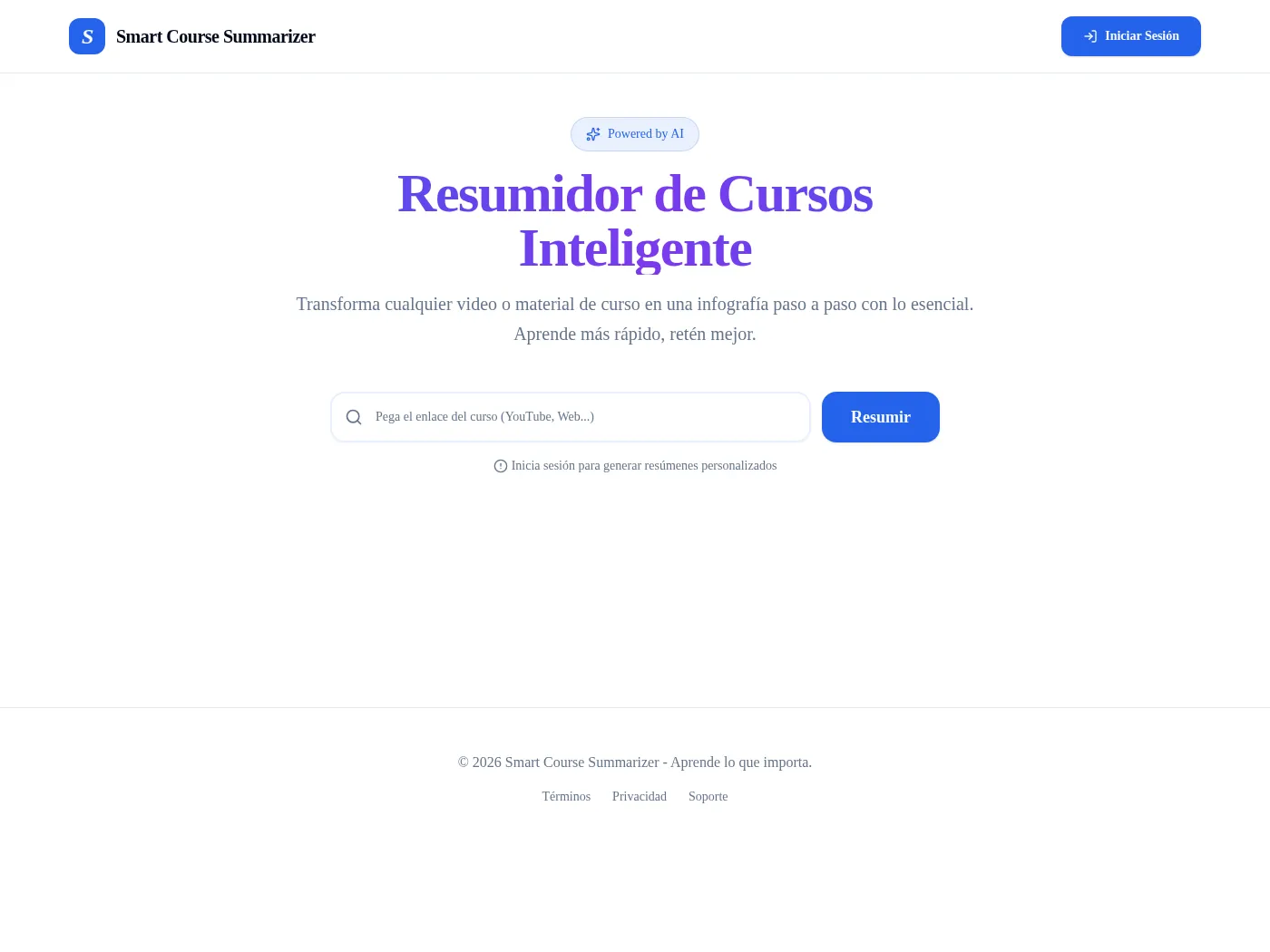 Smart Course Summarizer