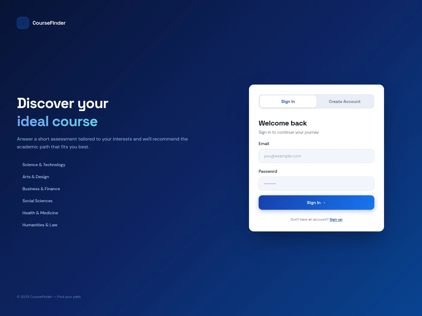CourseFinder Desktop