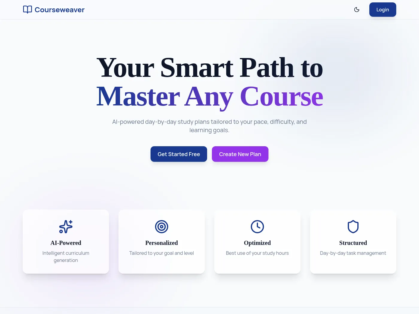 Courseweaver AI Planner