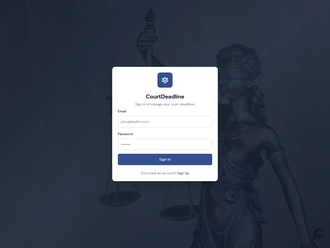 CourtDeadline Manager