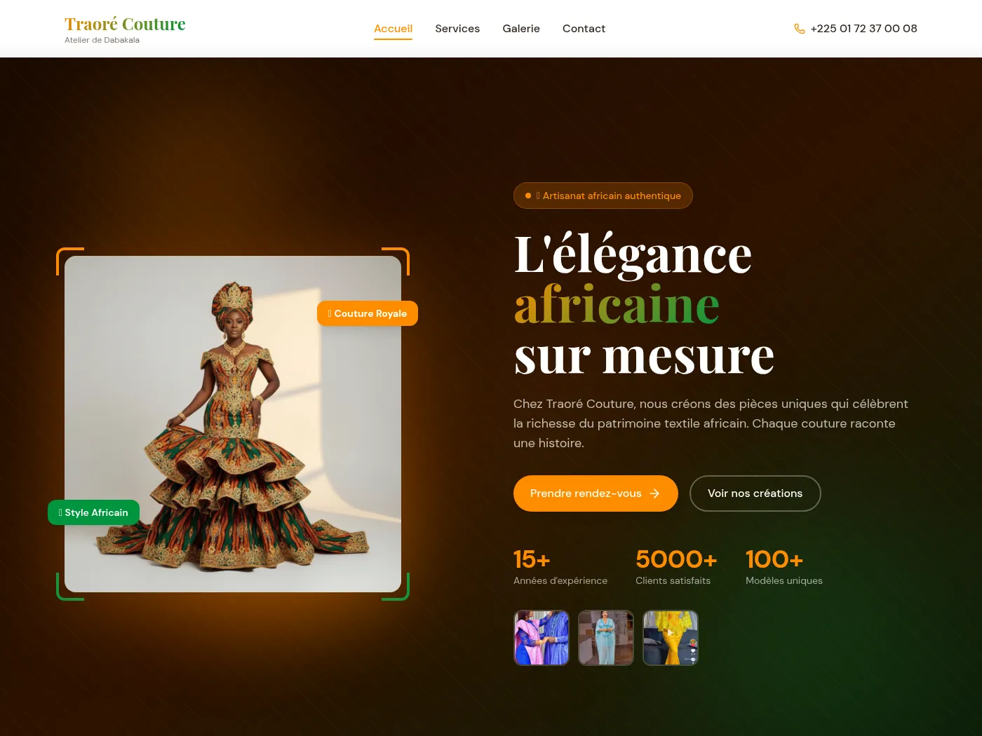 Traoré Couture App