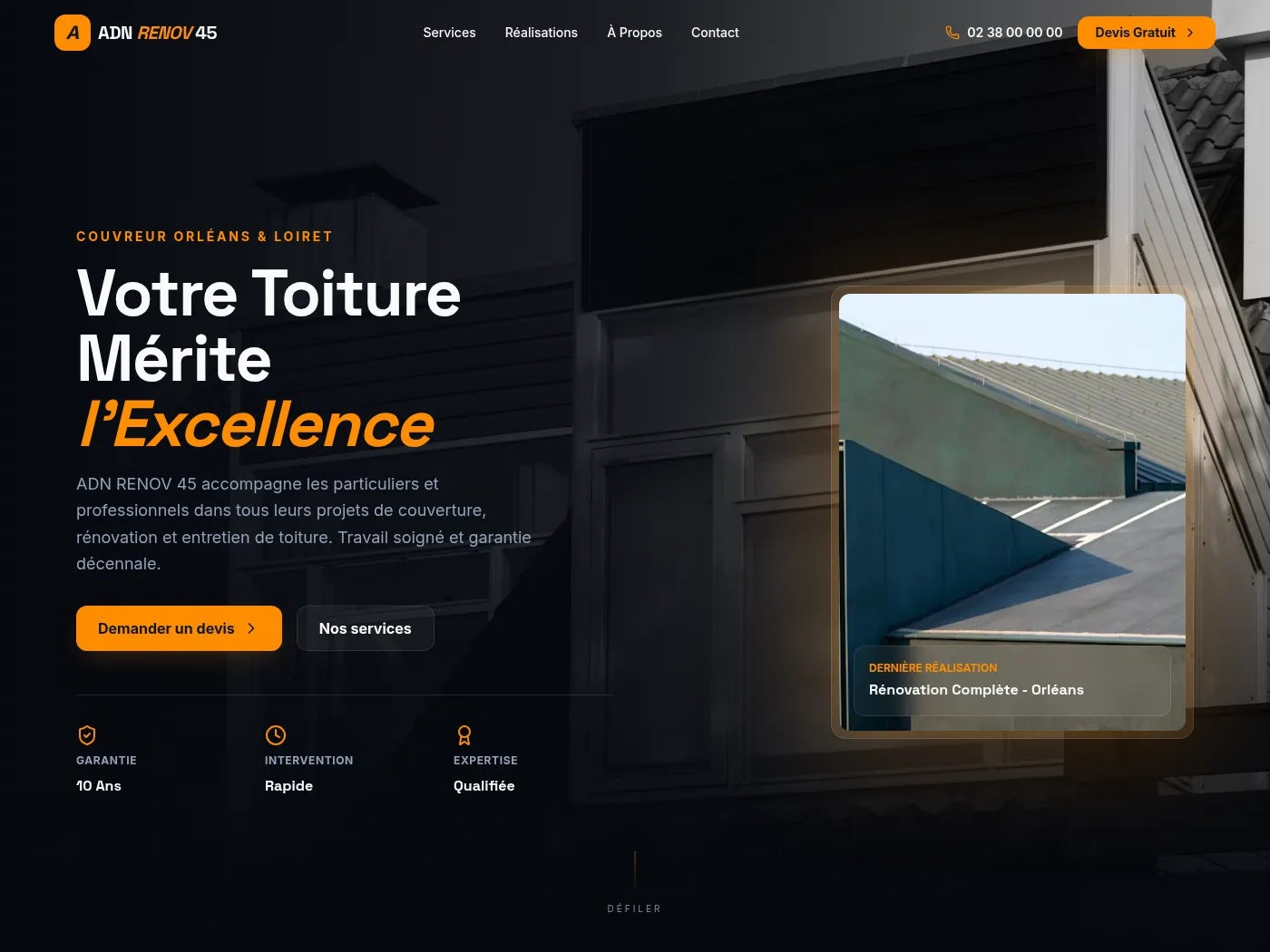 Couvreur Pro Vitrine