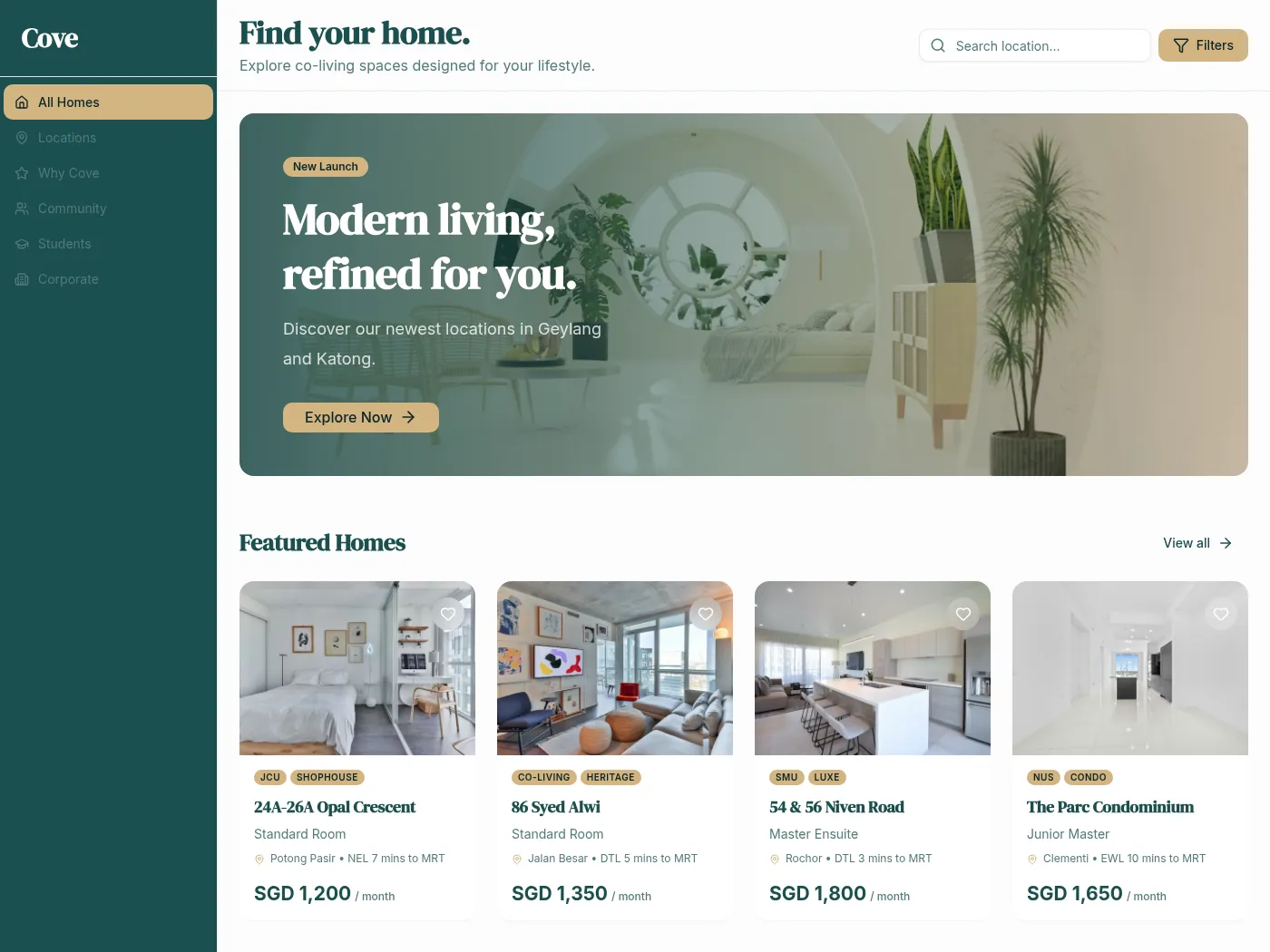 Cove Style Global CSS