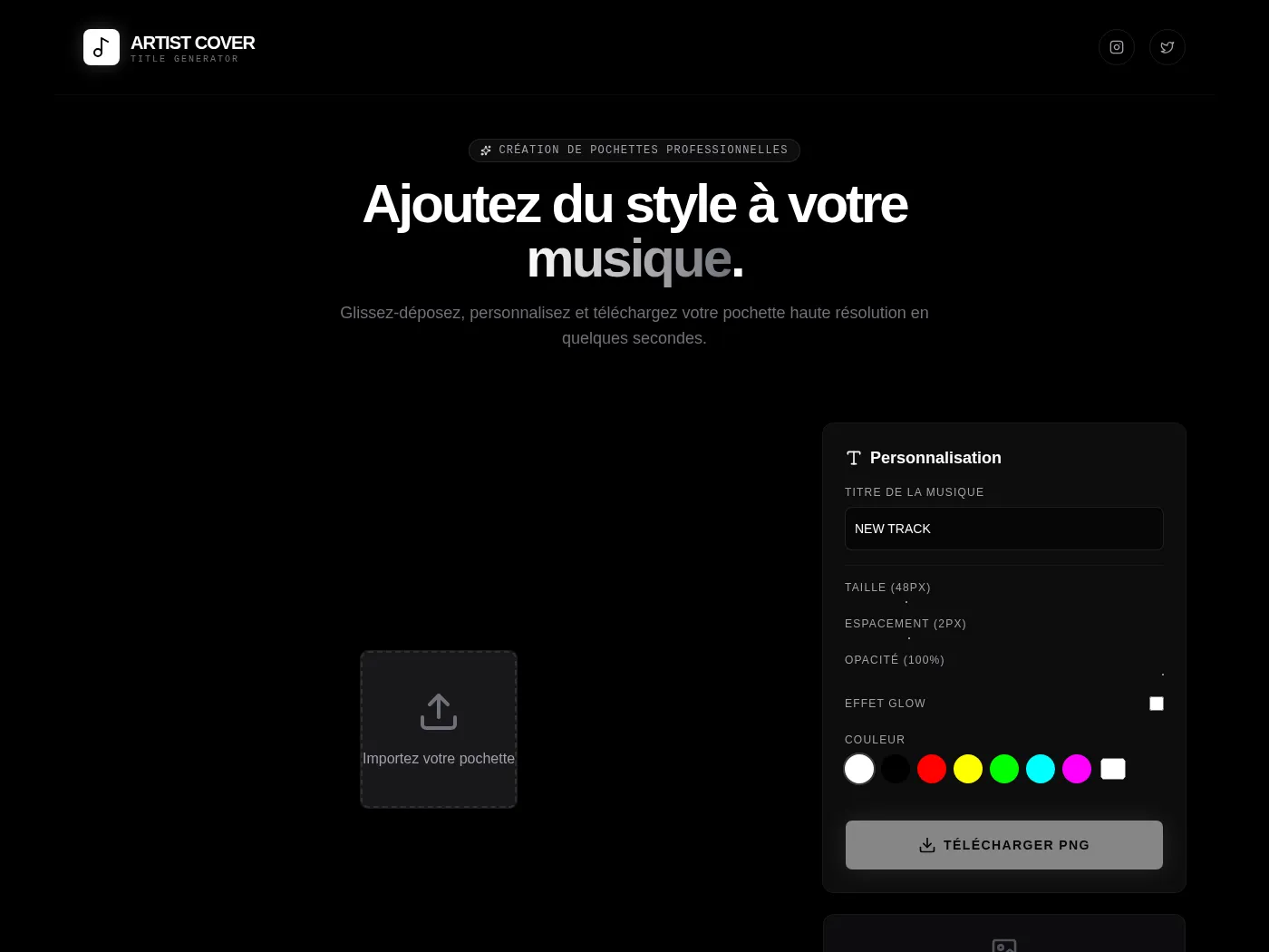 Stylish Cover Title Maker