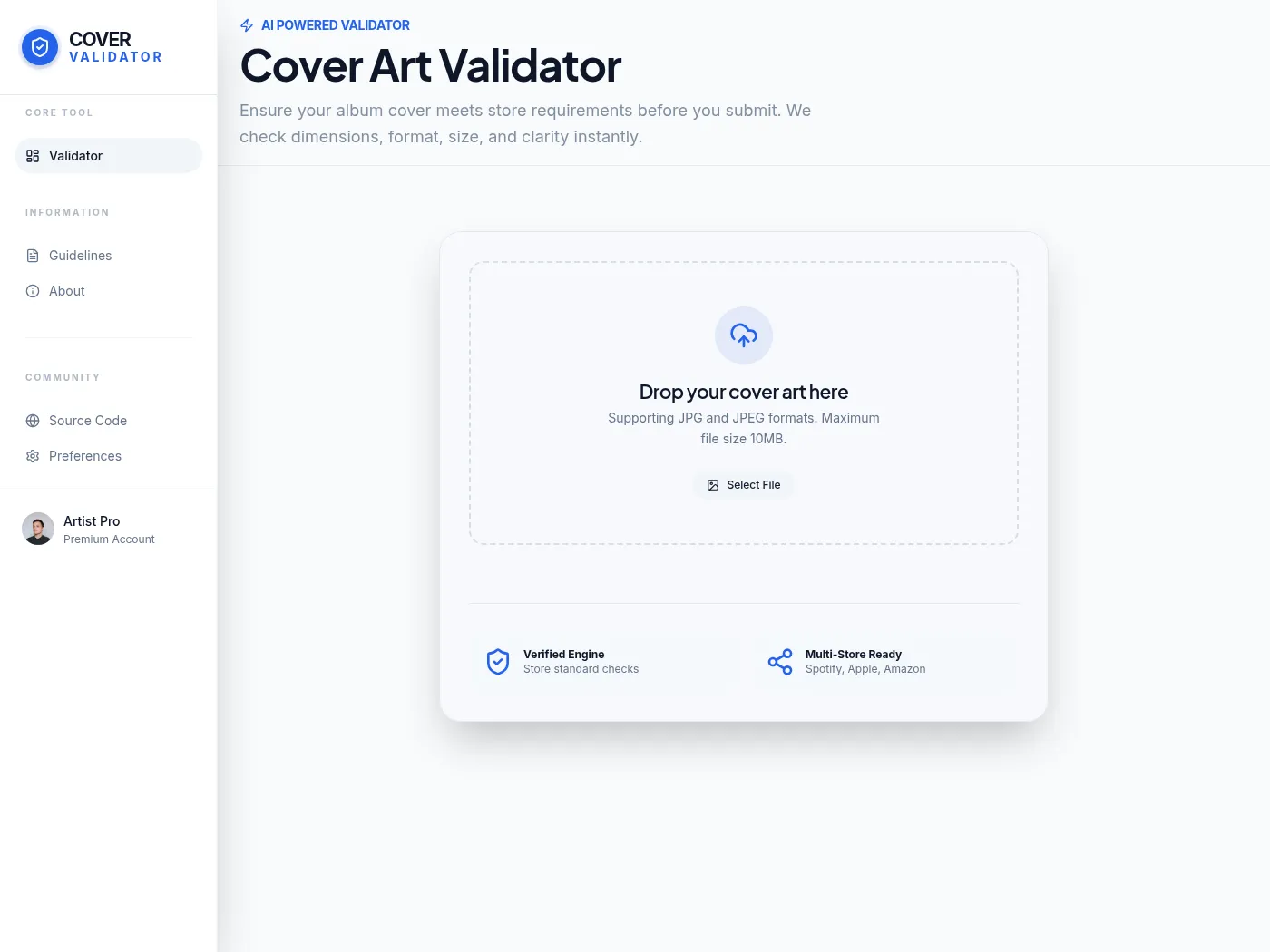 Cover Validator Tool