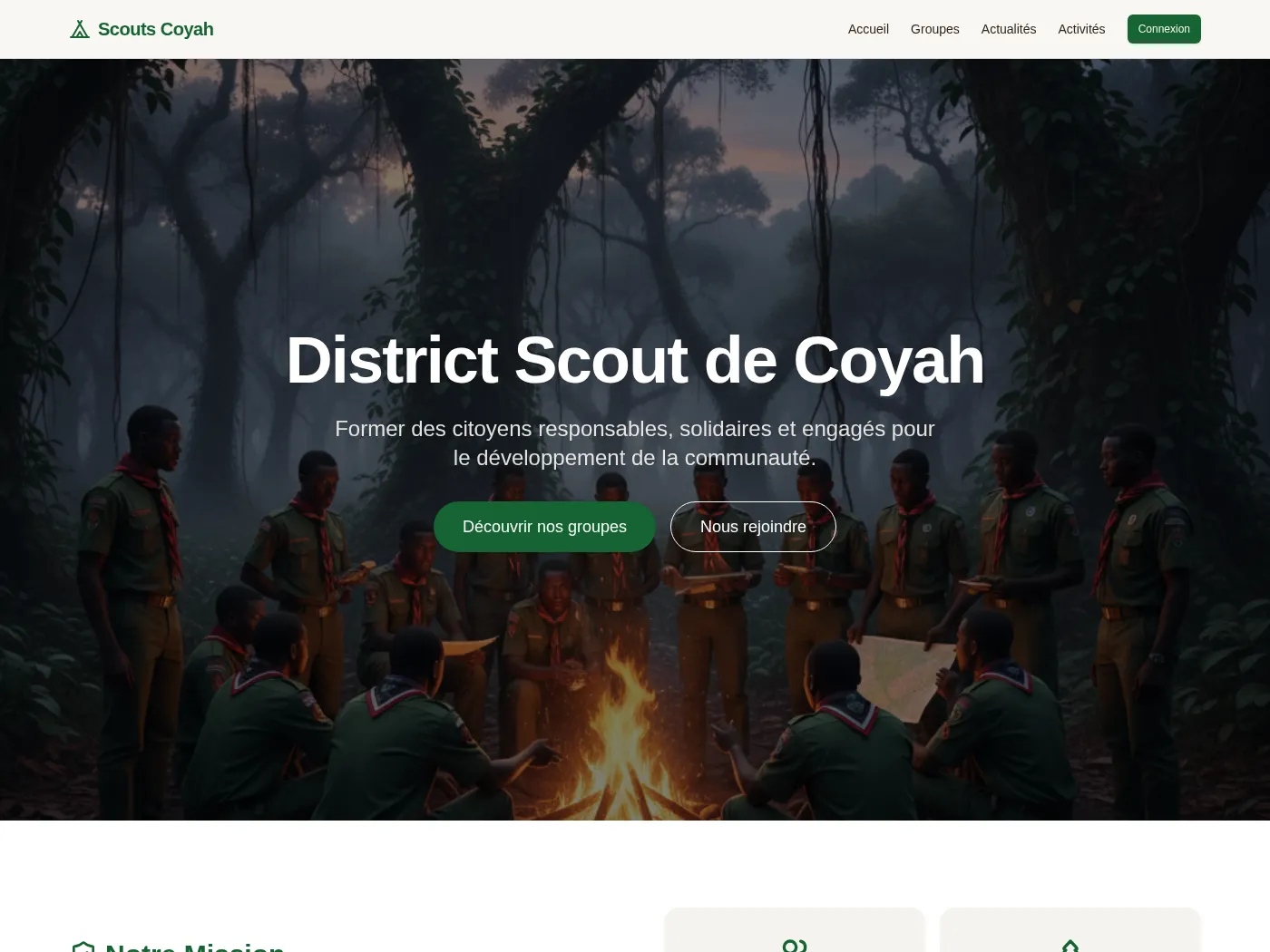 Coyah Scouts Portal