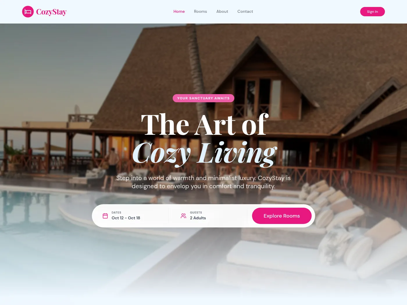 CozyStay Booking Portal