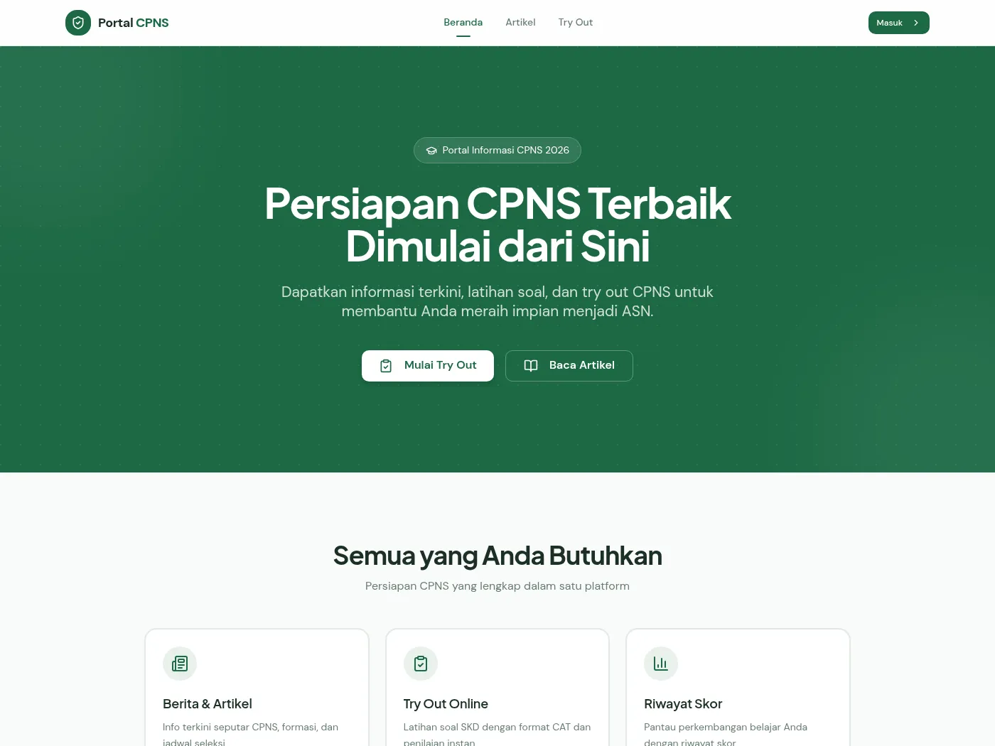 CPNS Info Portal