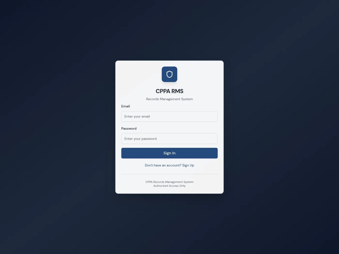 CPPA RMS Desktop App