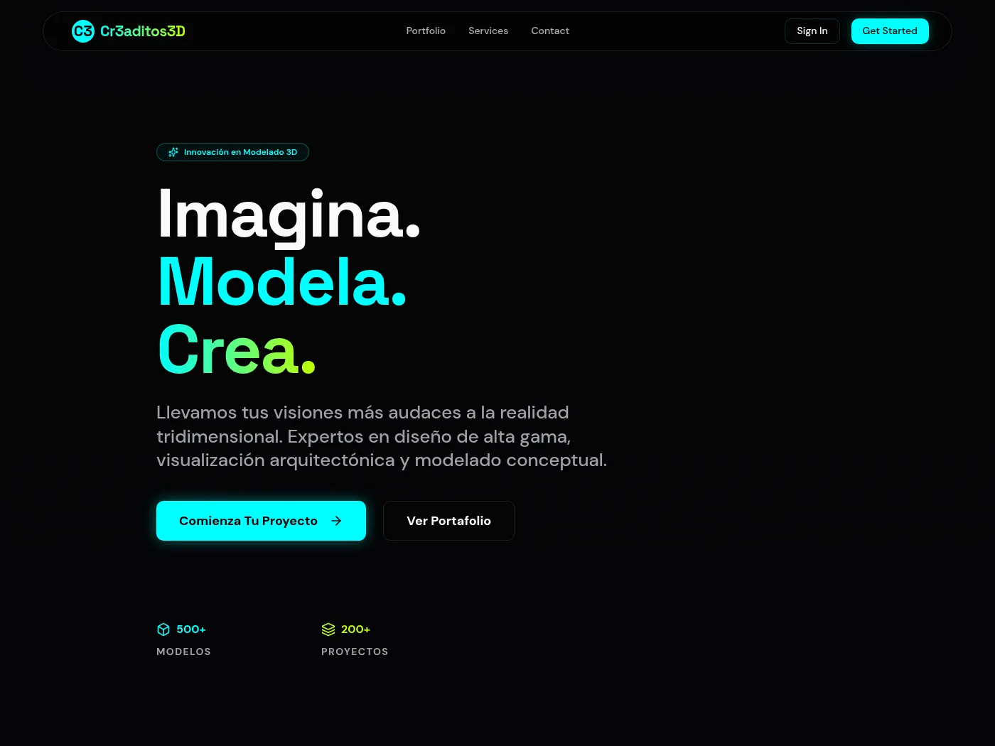 Cr3aditos3D Showcase