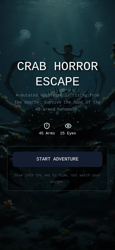 Crab Horror Escape