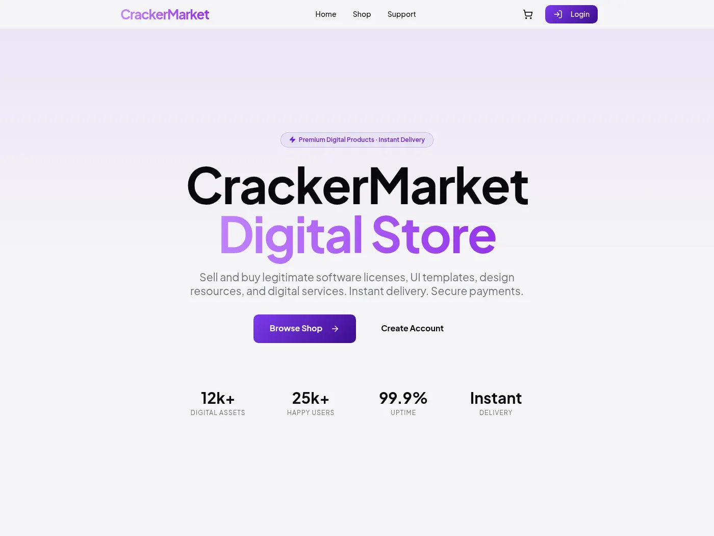 CrackerMarket Digital Store (Remix)