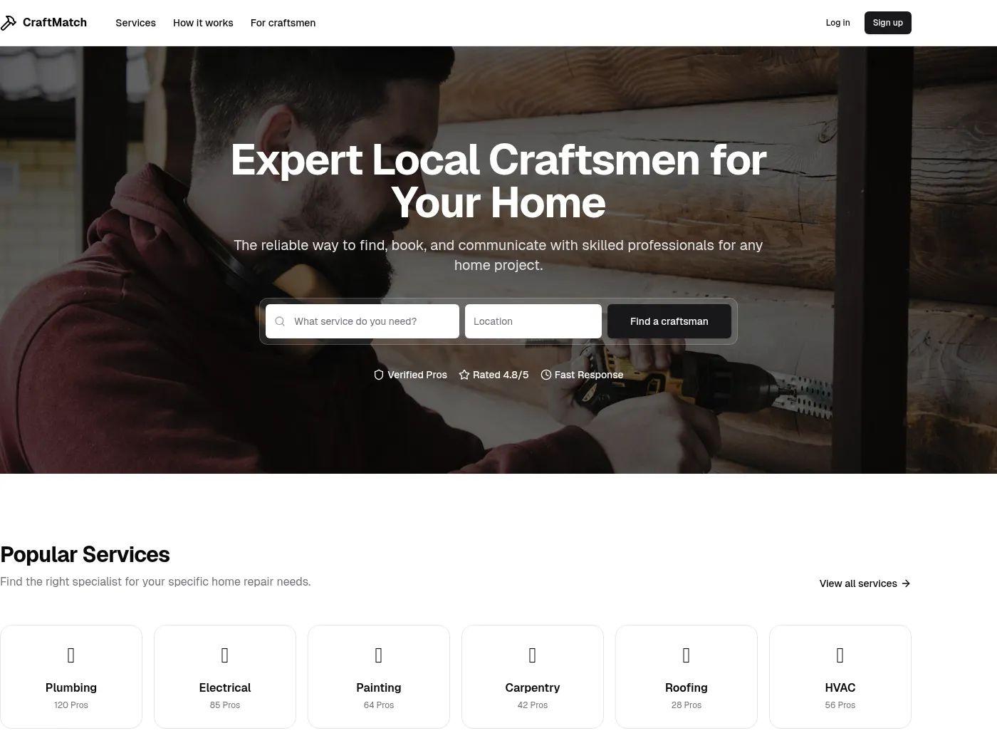 CraftMatch Portal