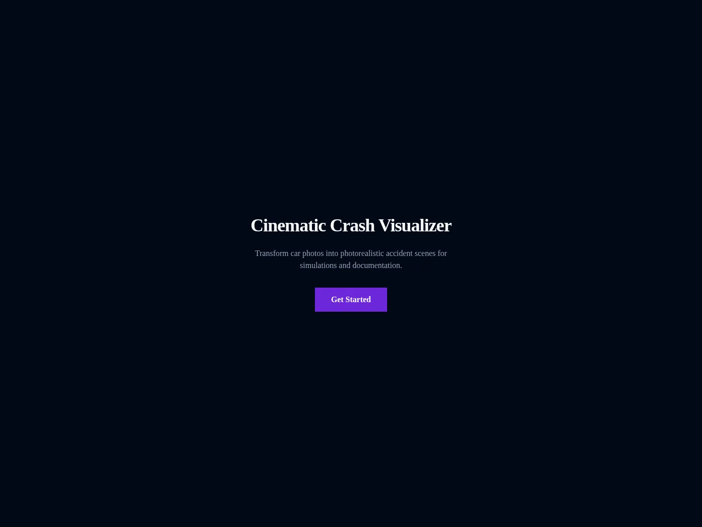 Cinematic Crash Visualizer