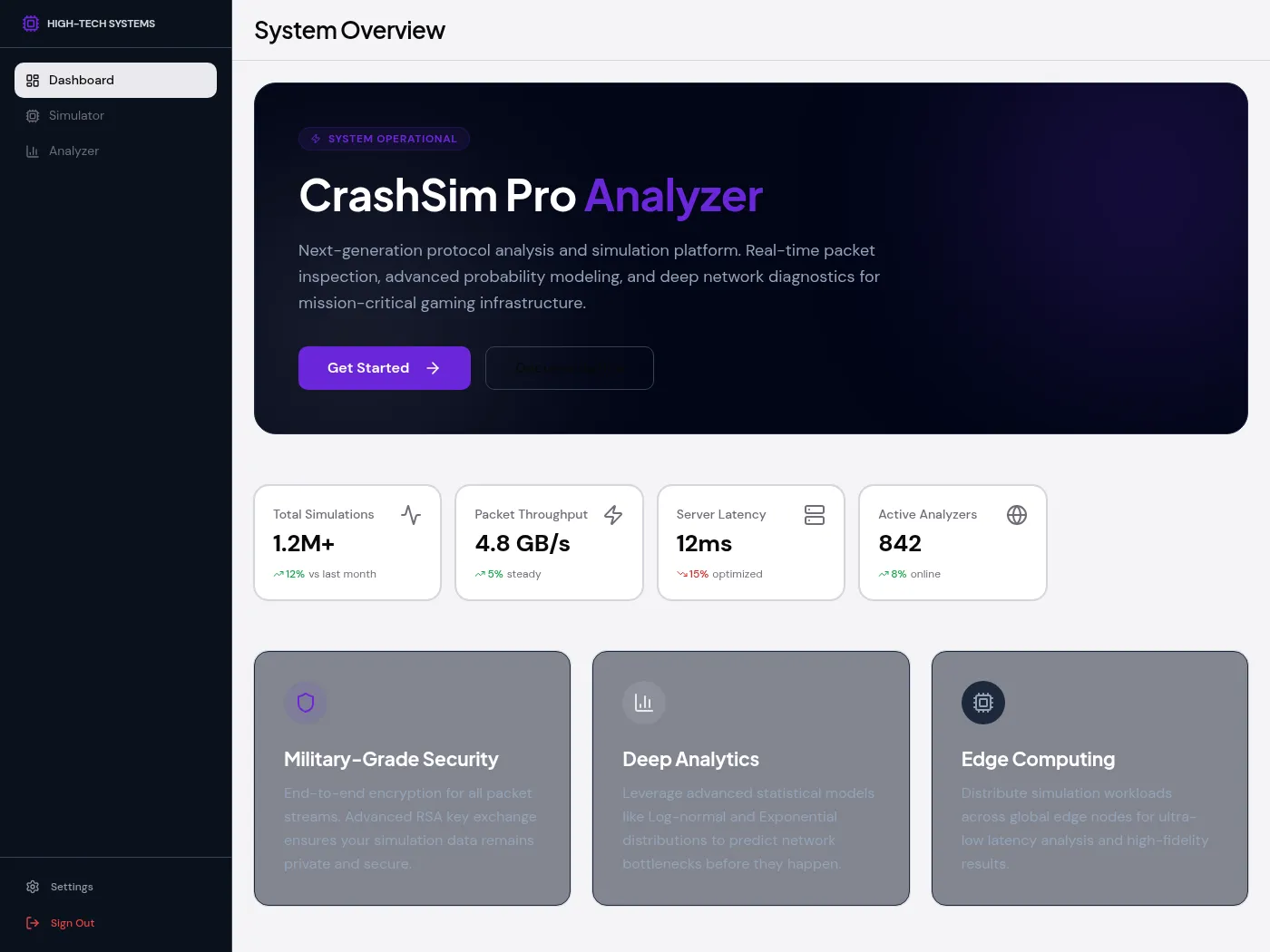 CrashSim Pro Analyzer