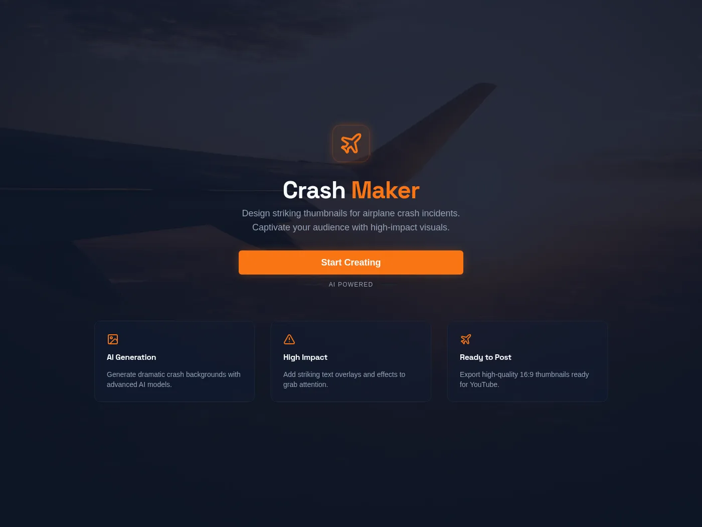 Crash Theme Thumbnail Maker