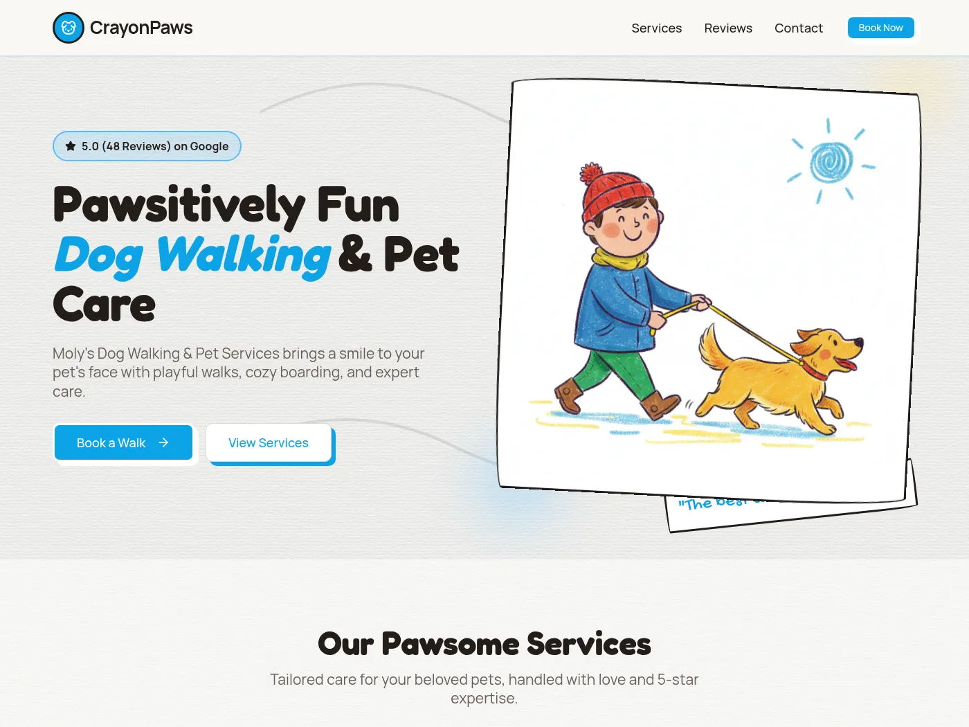 CrayonPaws Website