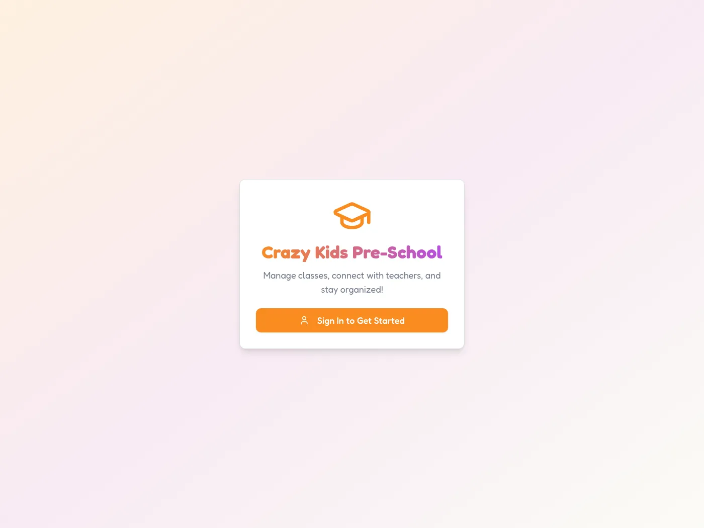 Crazy Kids Pre-School App