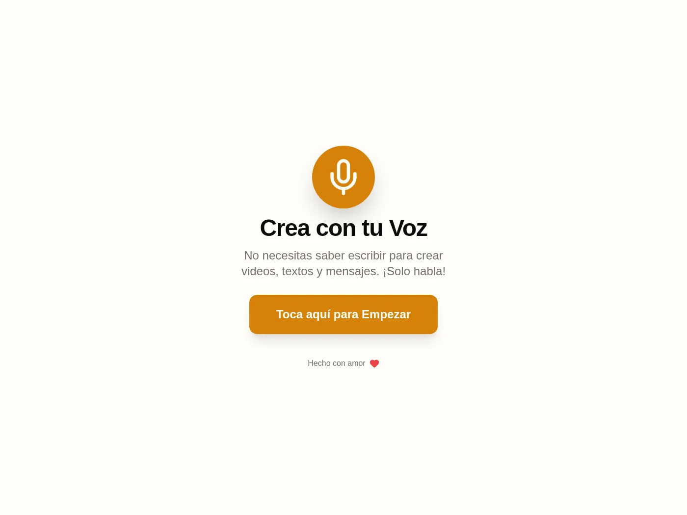Crea con tu Voz