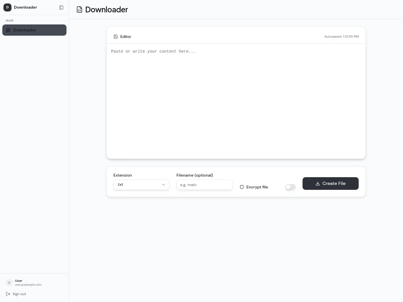 Crea Downloader