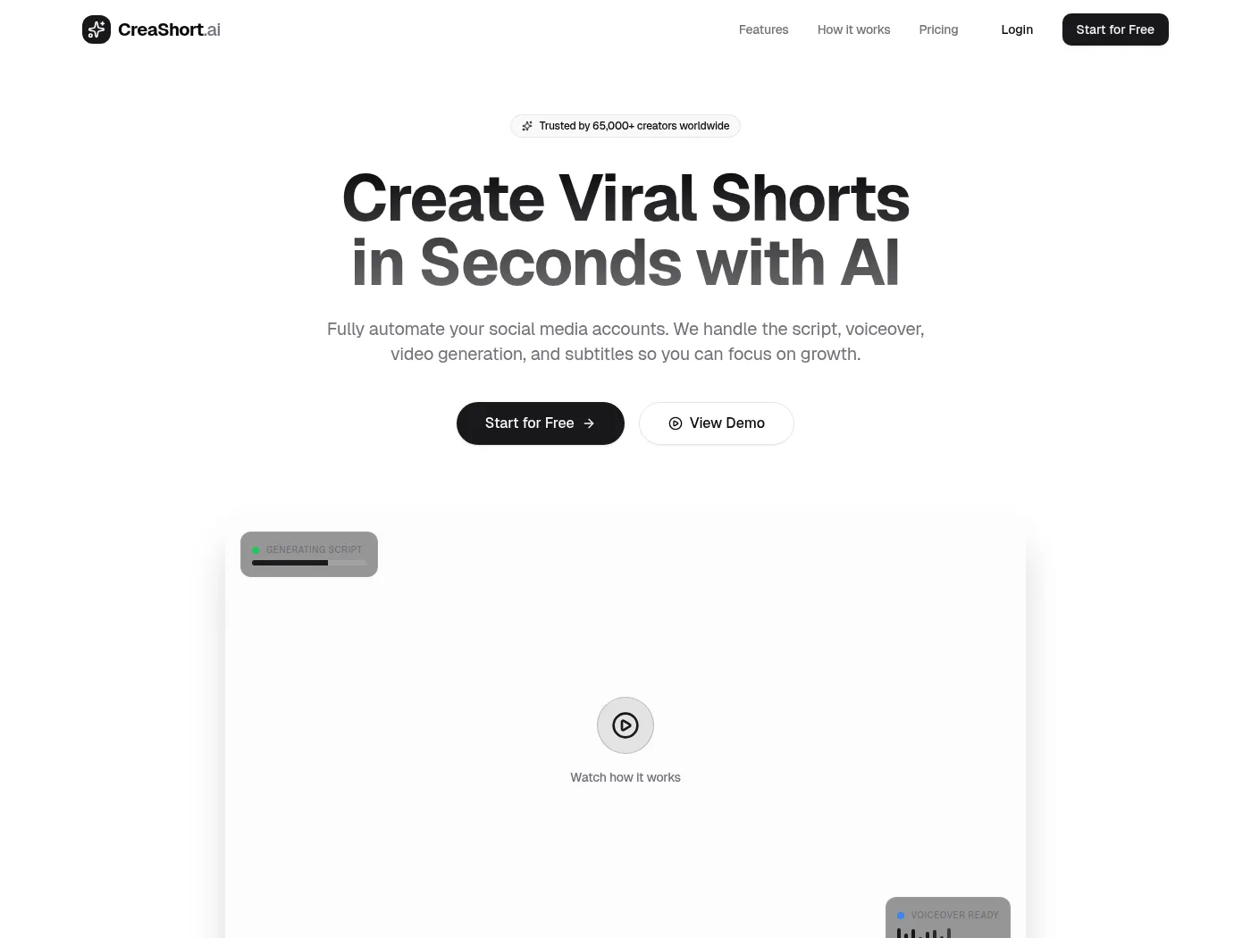 Creashort AI Clone