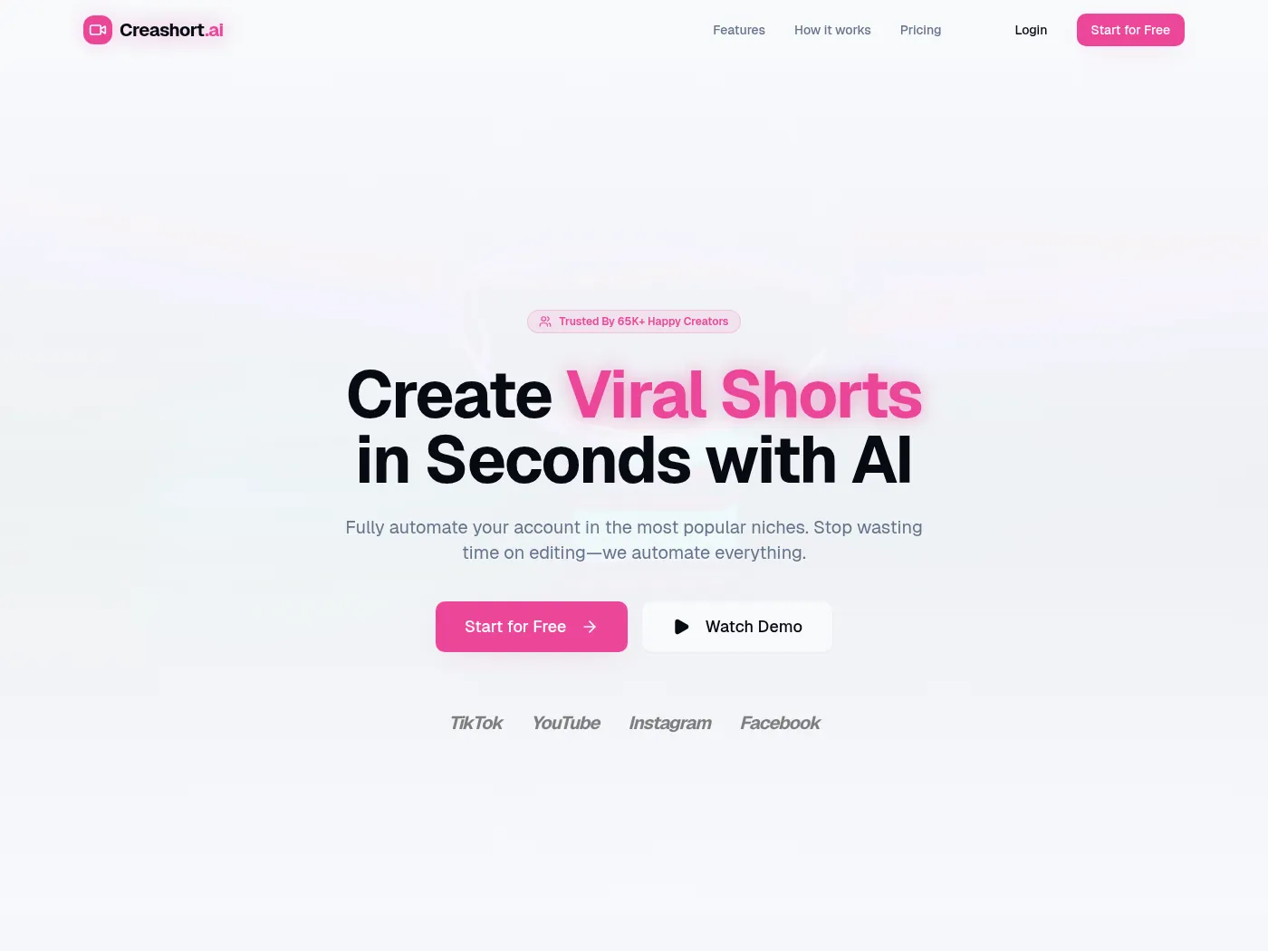 Creashort.ai Clone