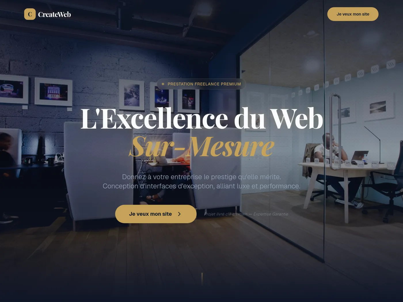 CreateWeb Premium One-Page