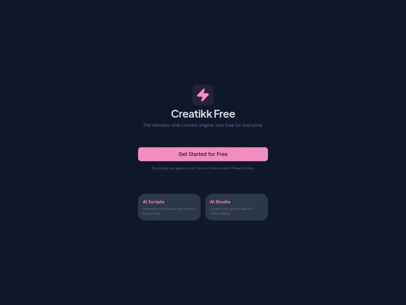 Creatikk Free Clone