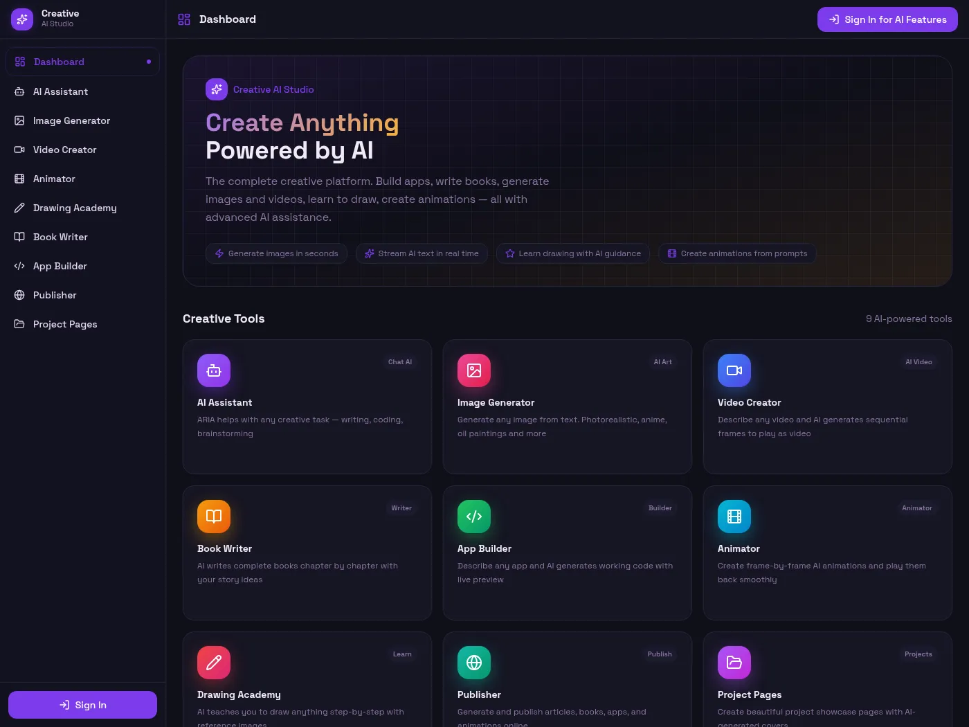 Creative AI Studio