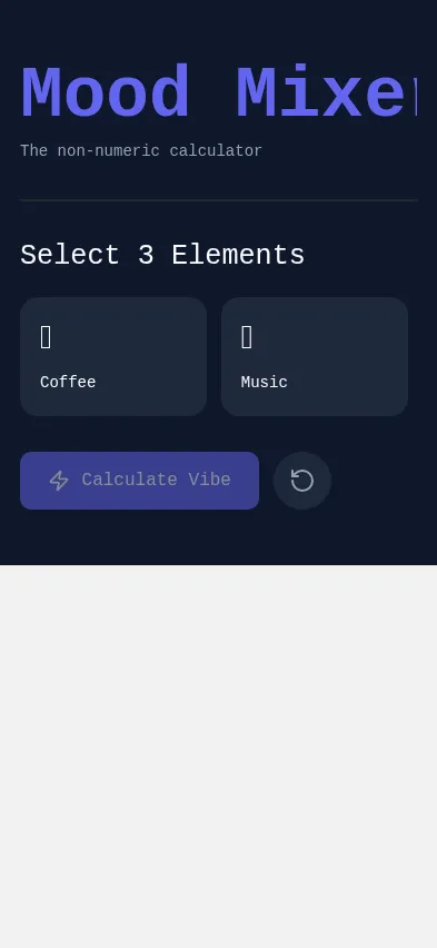 Creative Modal Calculator