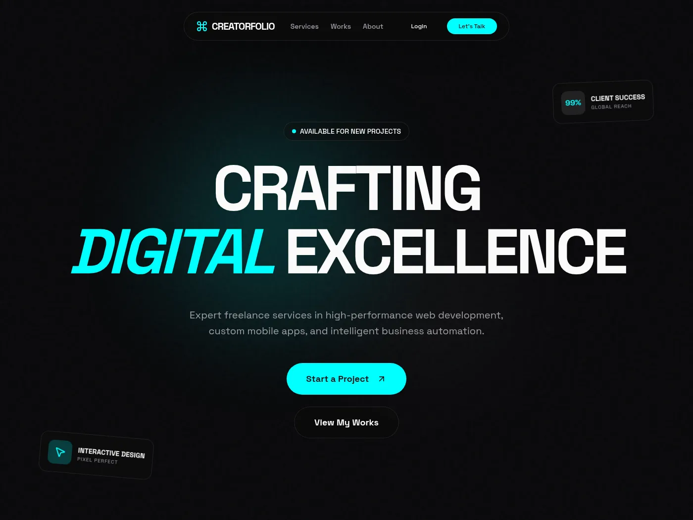 Creatorfolio Showcase