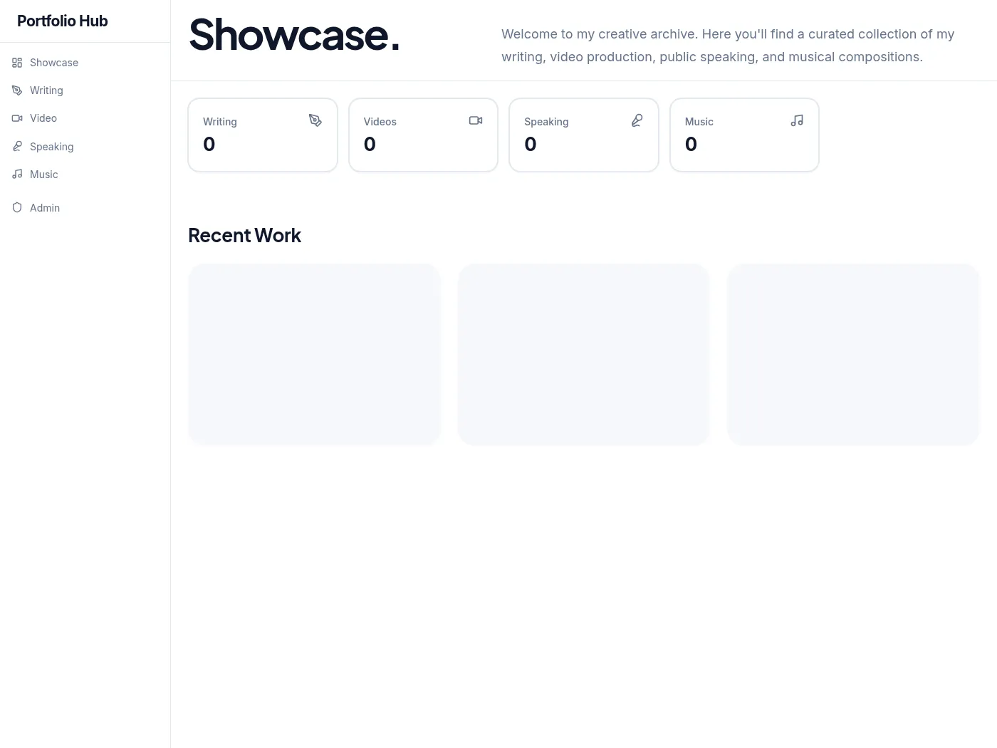 Creative Portfolio Hub