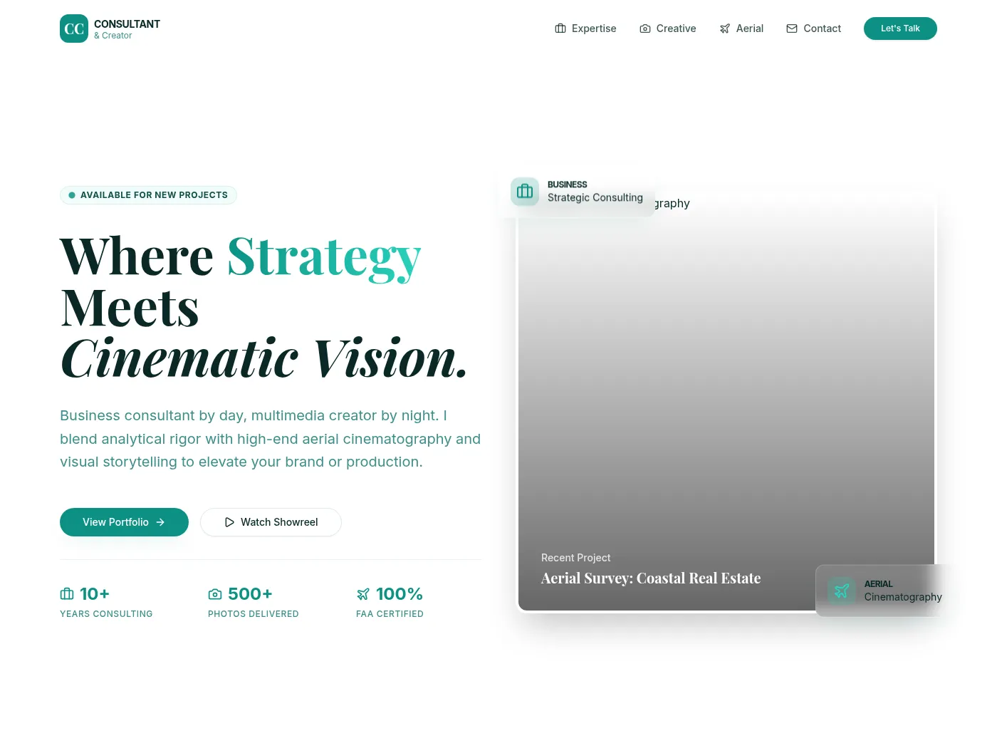 Consultant & Creator Portfolio