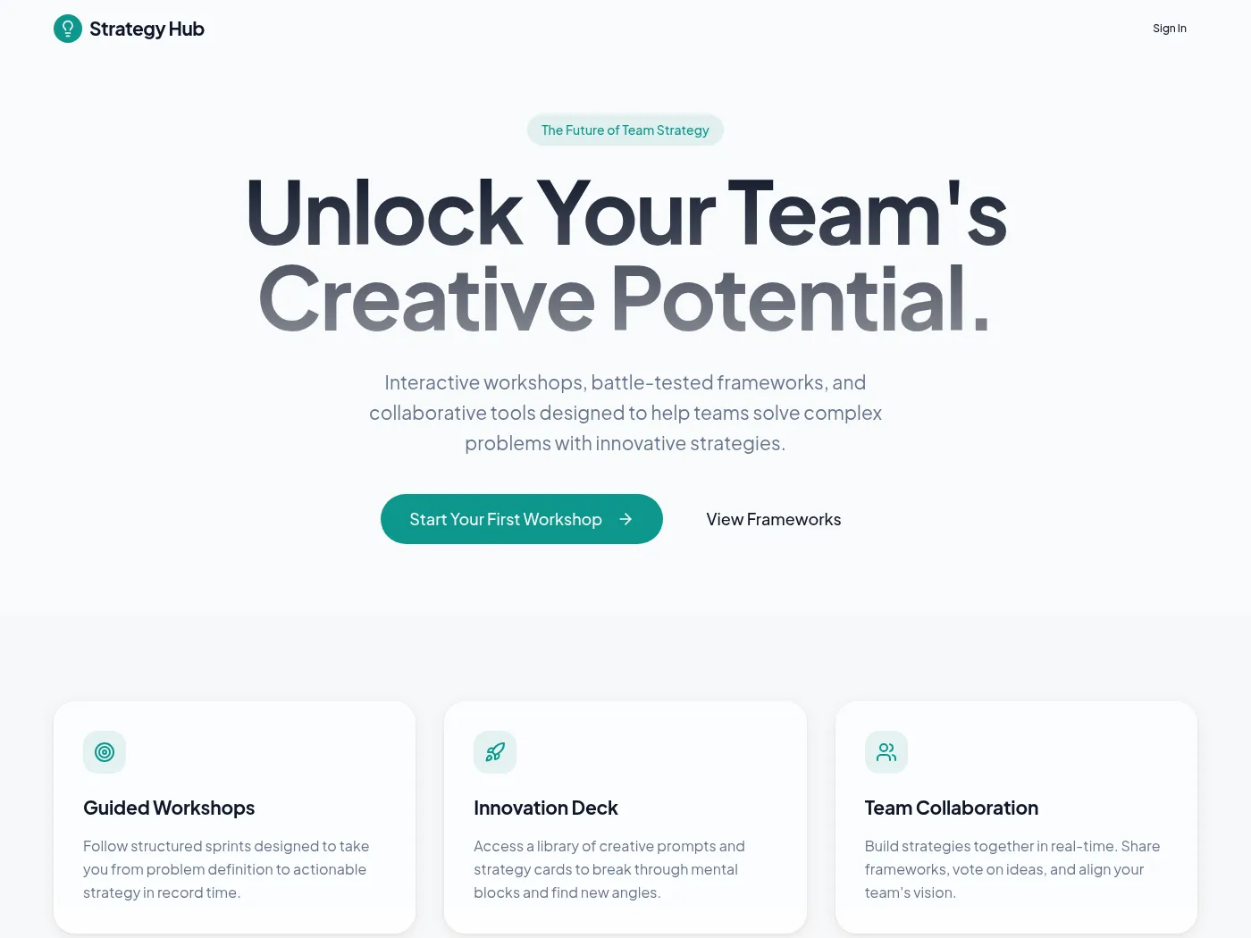 Creative Strategy Hub