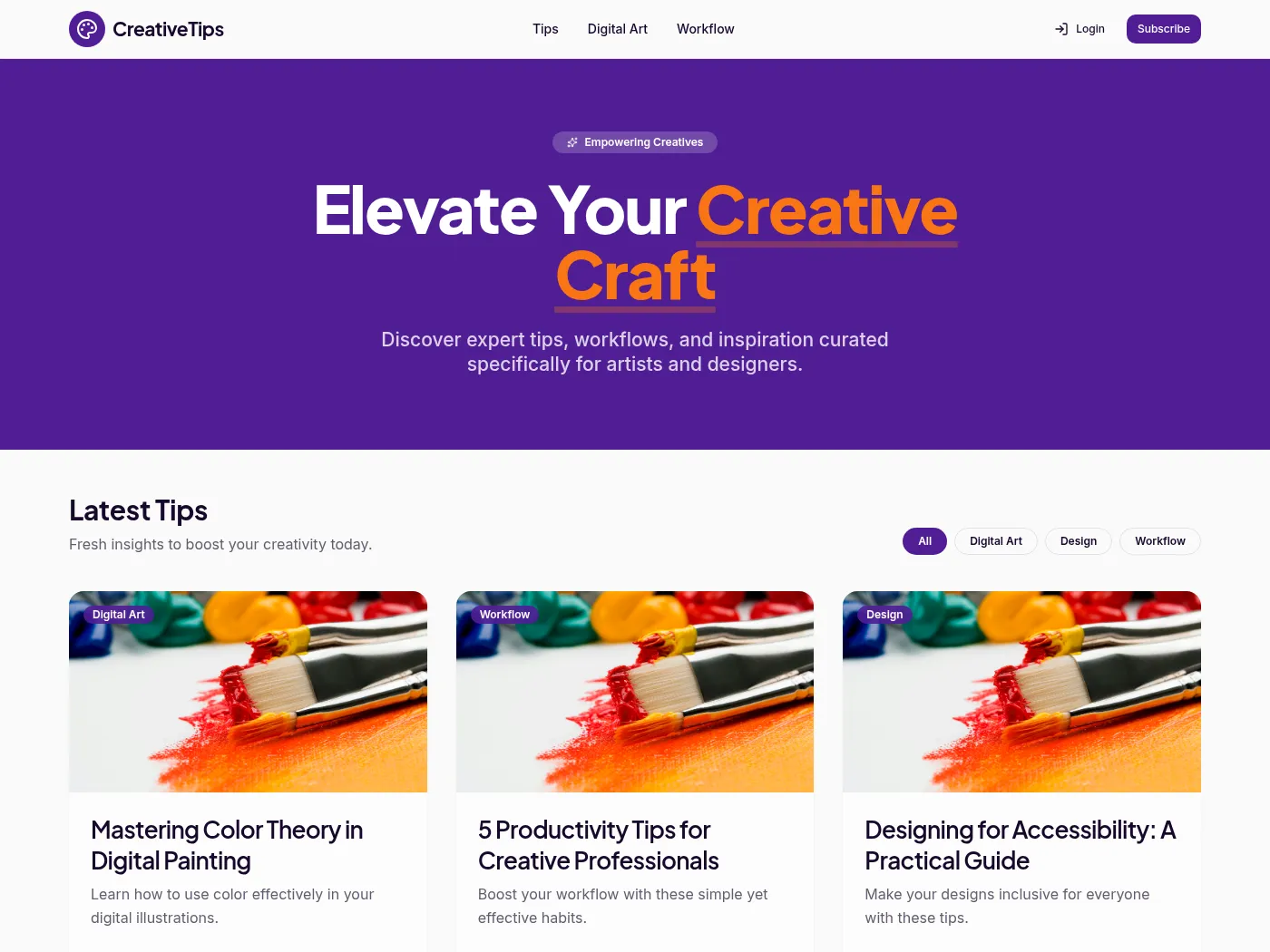 Creative Tips Blog