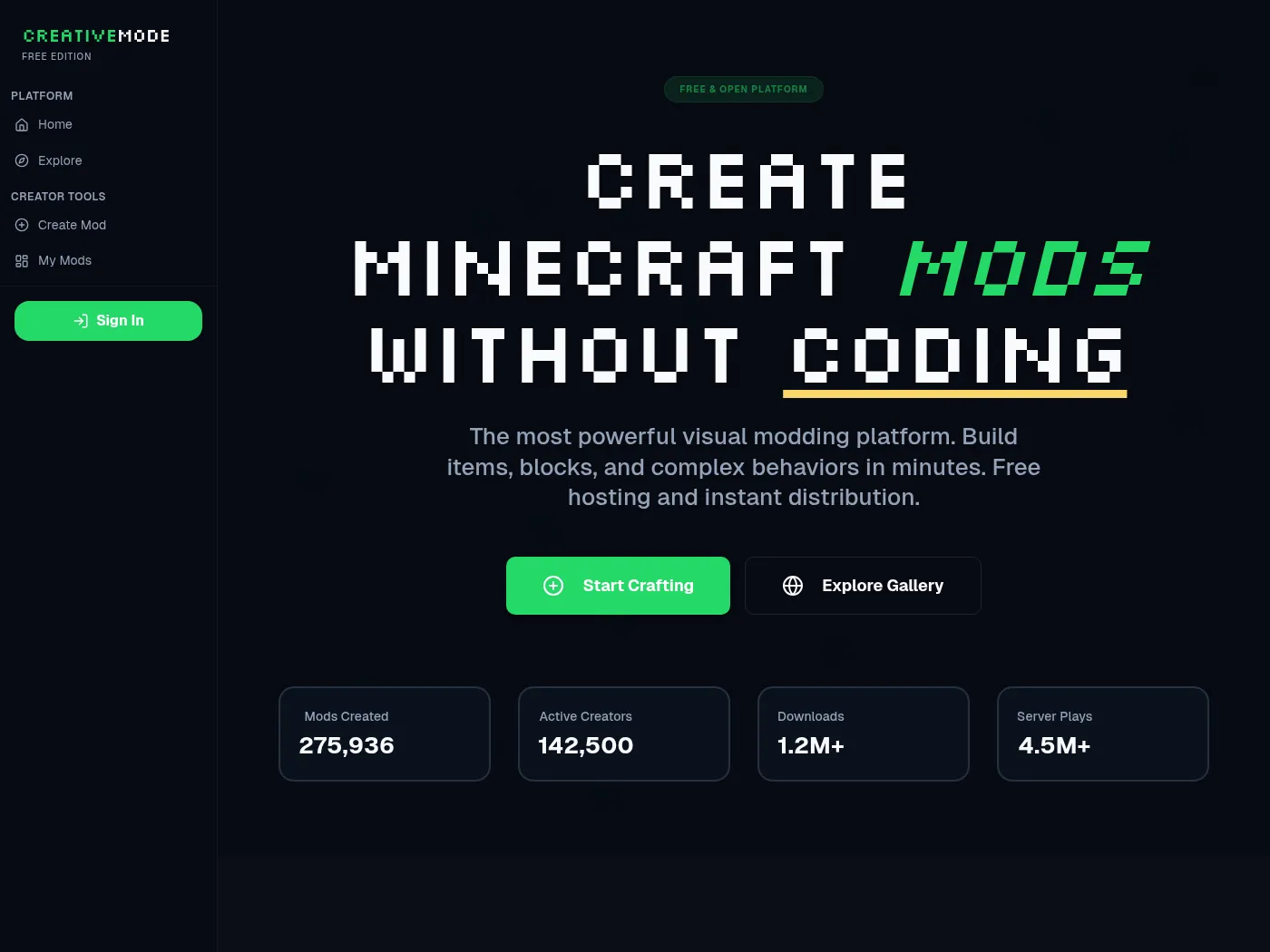 CreativeMode Free Clone