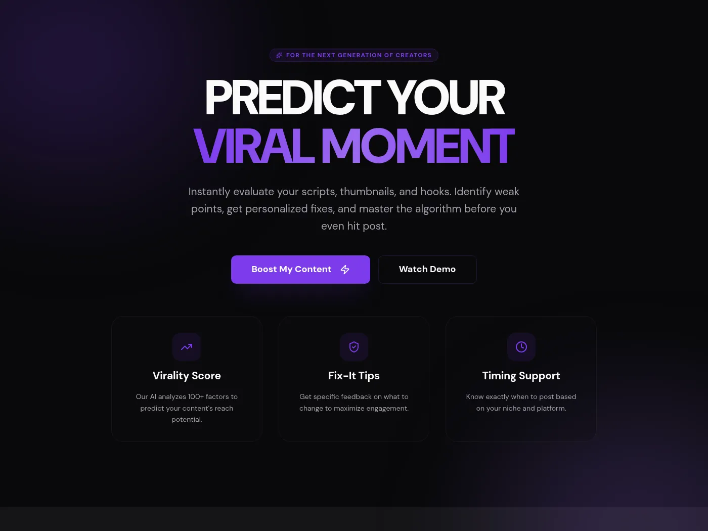 Creator Boost Hub