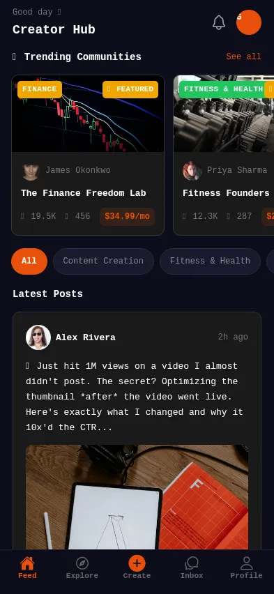 Creator Community Hub