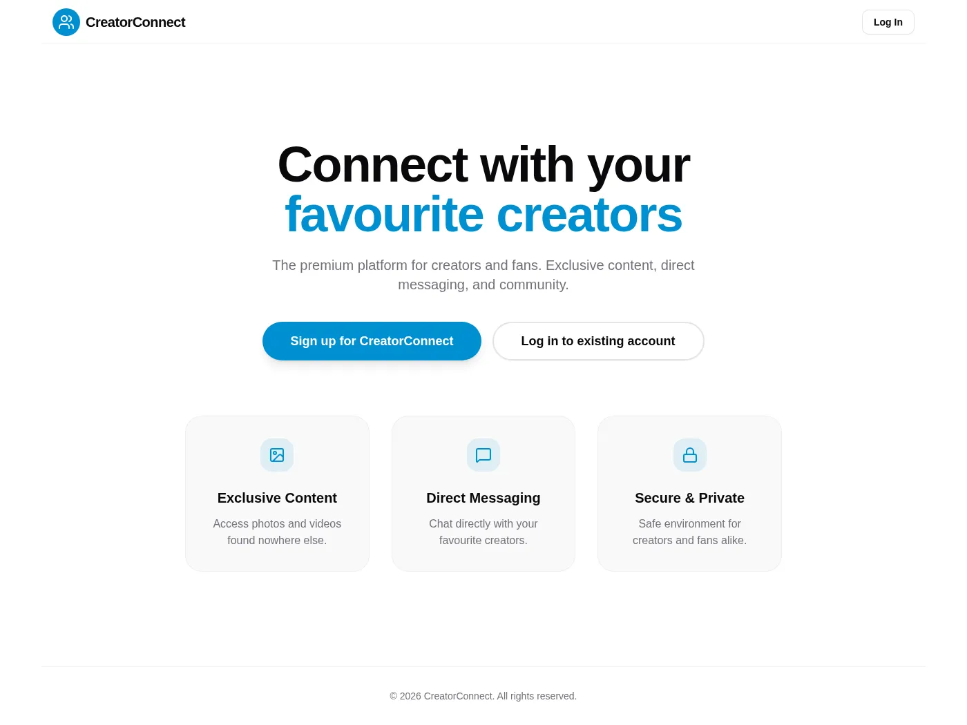 Creator Connect Platform