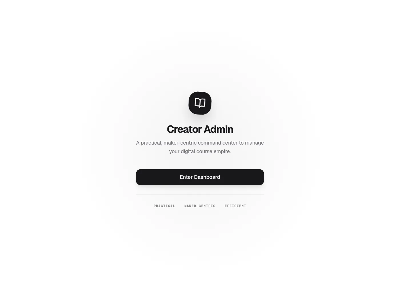 Creator Course Admin