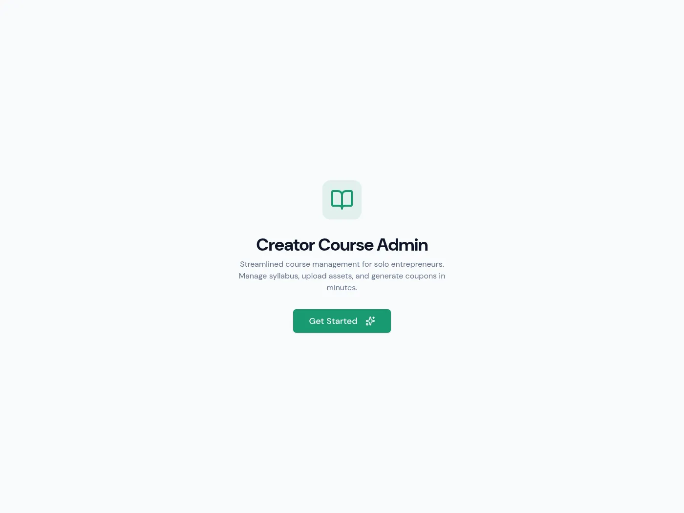 Creator Course Admin