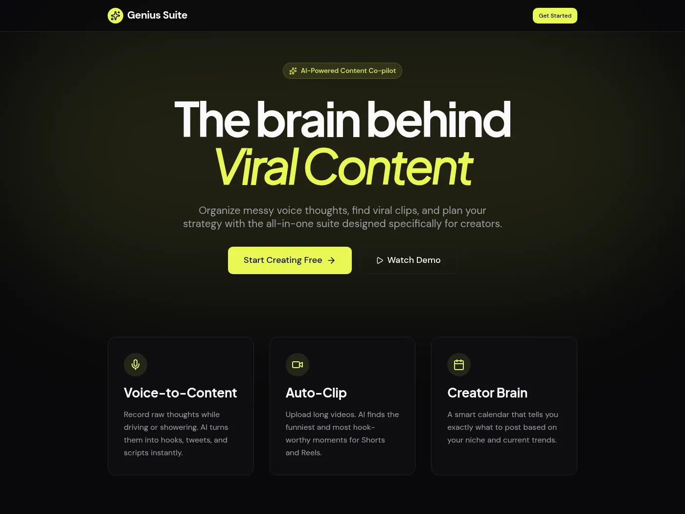 Creator Genius Suite