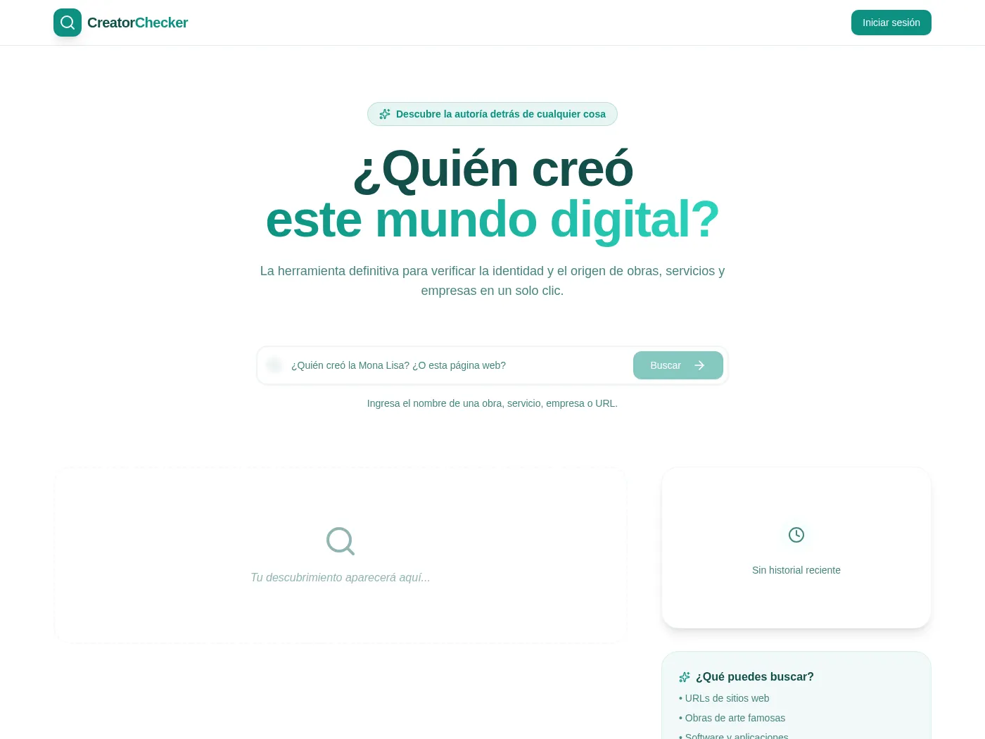 Creator Identity Checker