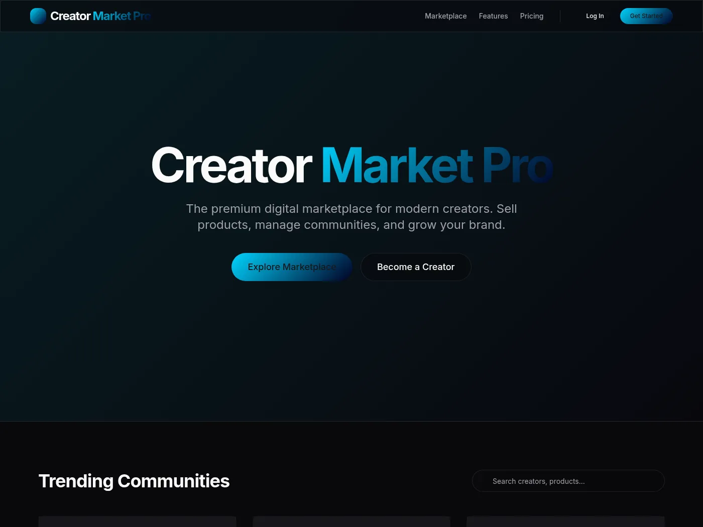 Creator Market Pro